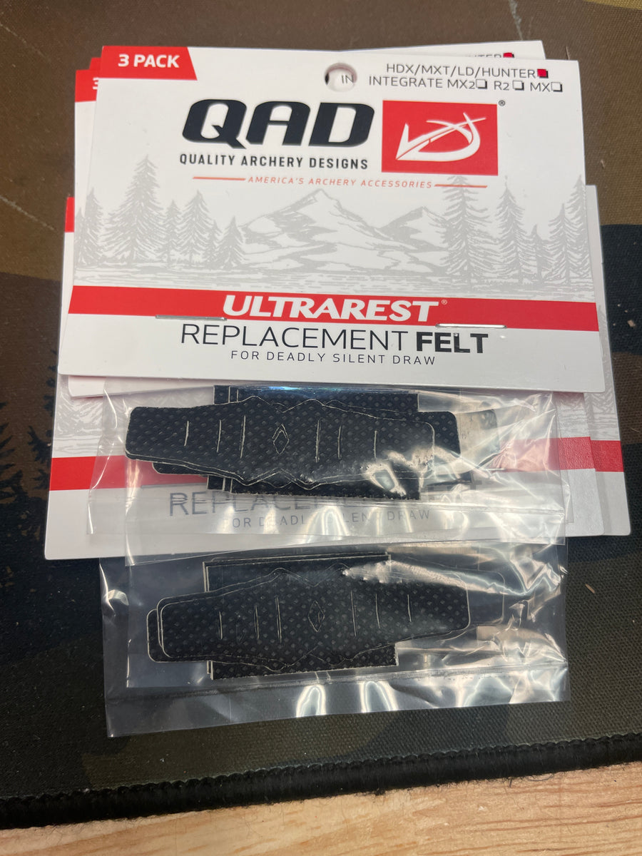 QAD Ultrarest Replacement Felt kit – Huntnhouse LLC